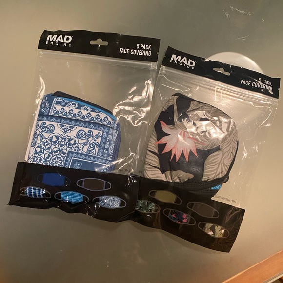 MAD Engine | Accessories | New Mad Engine 2 Pack Face Coverings | Poshmark